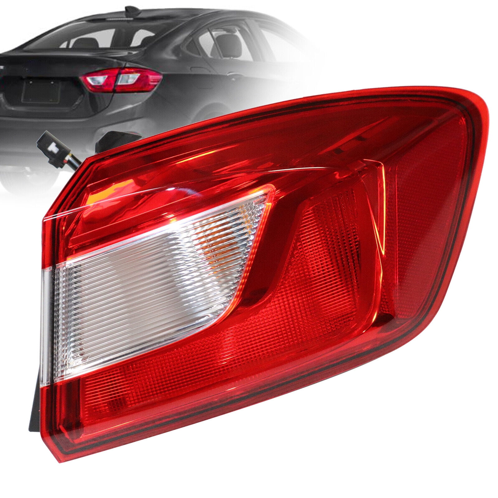 Miumaeov Right Rear Lamp Passenger Side Outer Tail Light For Chevy ...