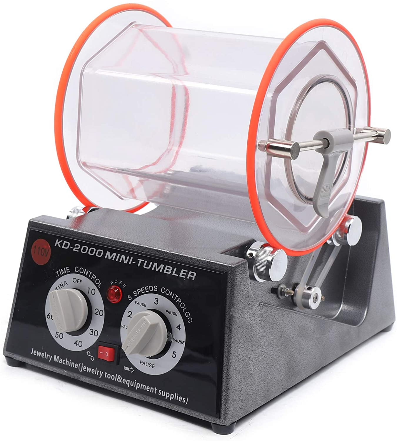 Miumaeov Rotary Tumbler Jewelry Polisher 3KG Surface Finisher Polishing ...