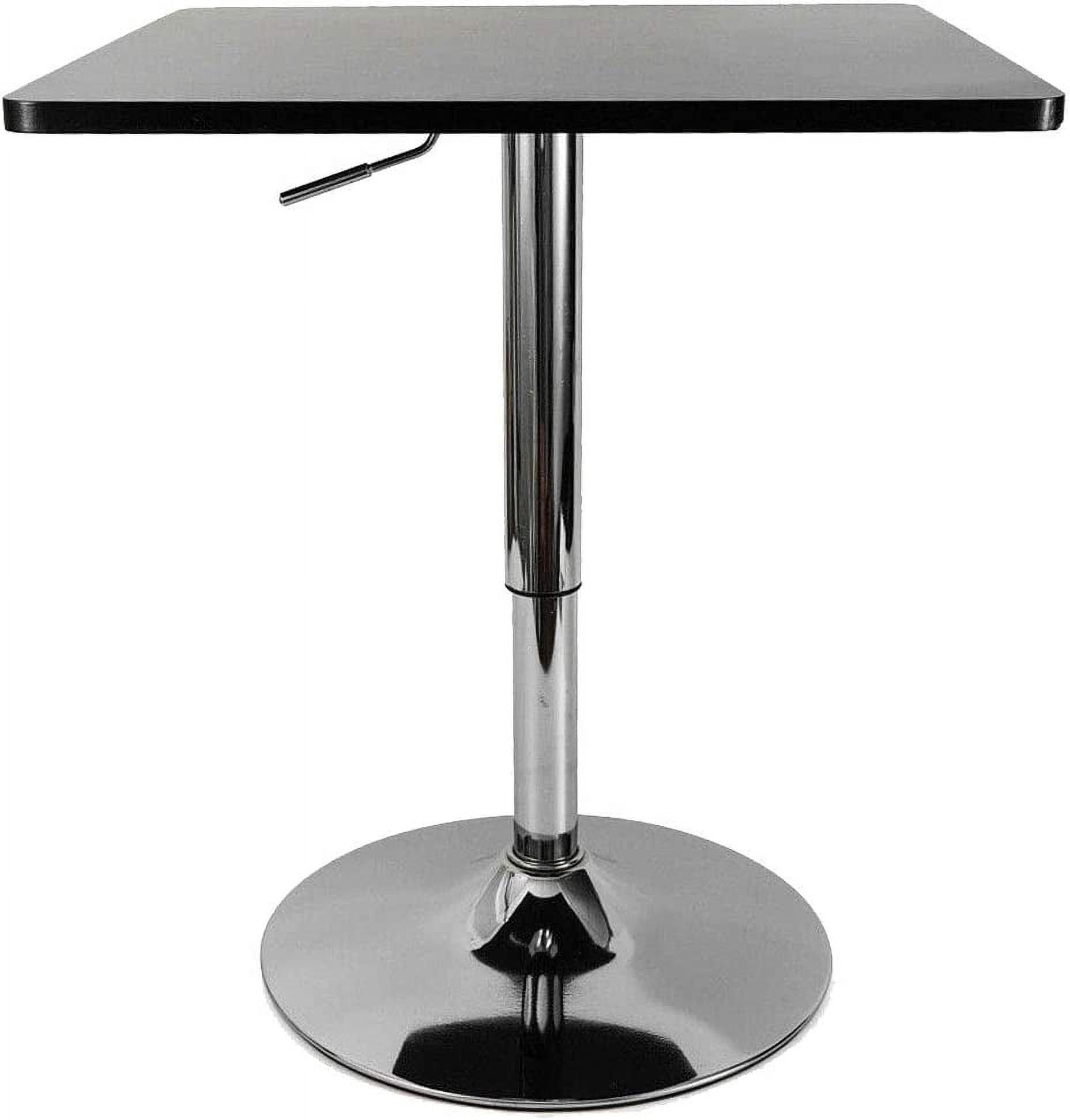 Miumaeov Adjustable Square Counter Height Bar Table, Swivel Pub Table ...