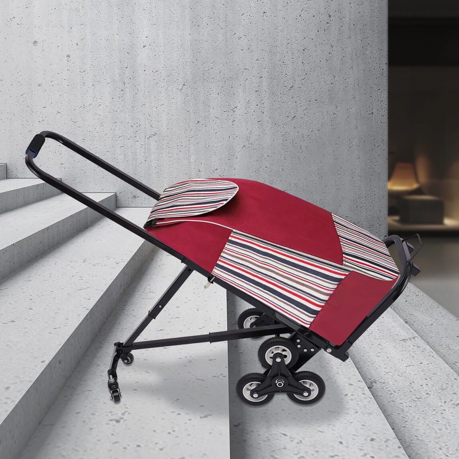 Miumaeov Stair Climbing Cart Stair Climbing Hand Trucks Dolly Cart 330 ...