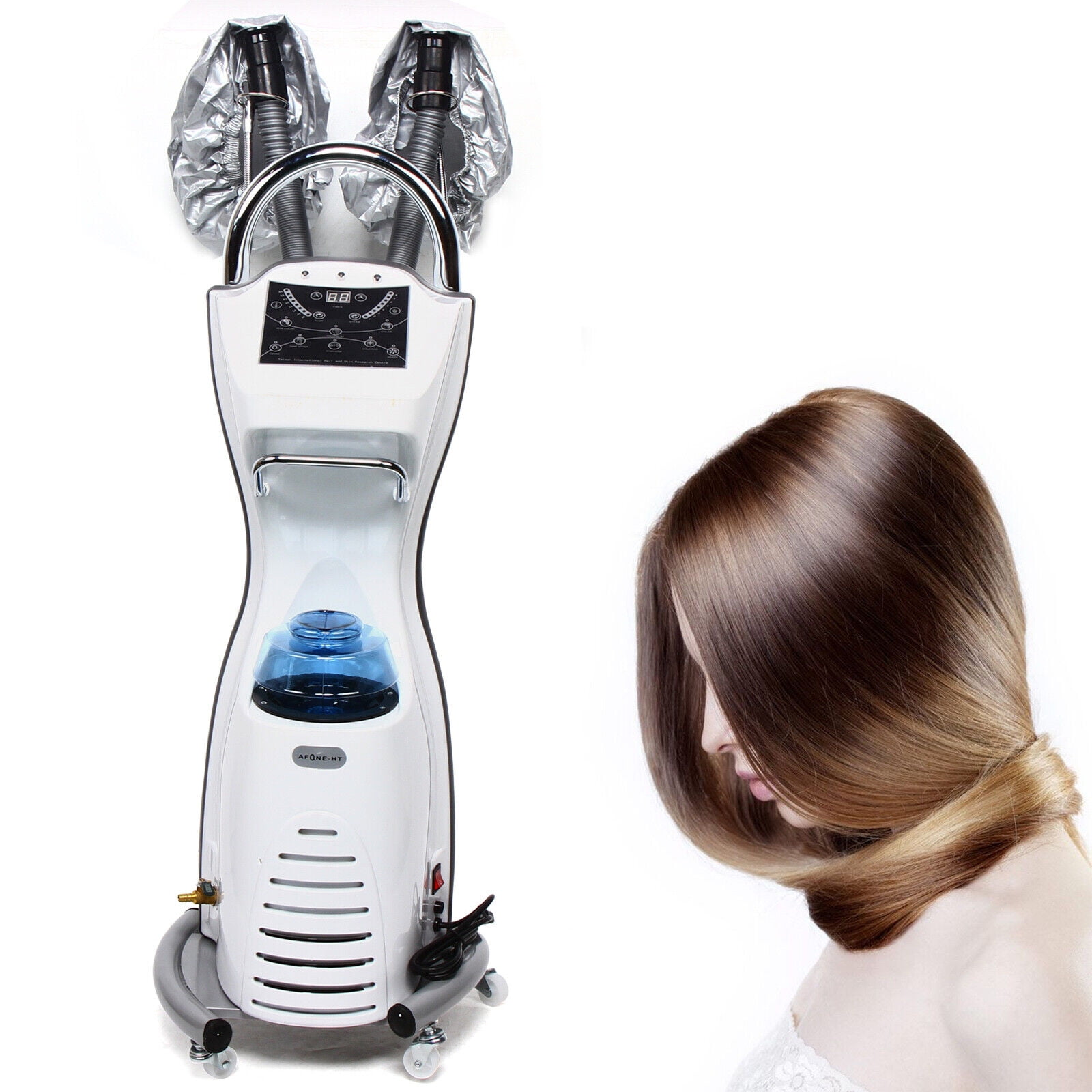 Miumaeov Stand Type Electric Hair Steamer SPA Beauty Salon Hair Dyeing ...