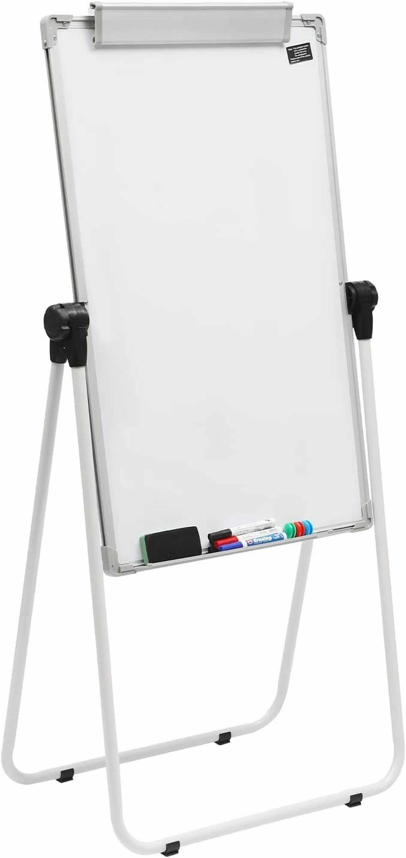 Miumaeov Stand White Board Double-Sided Magnetic Portable Dry Erase ...