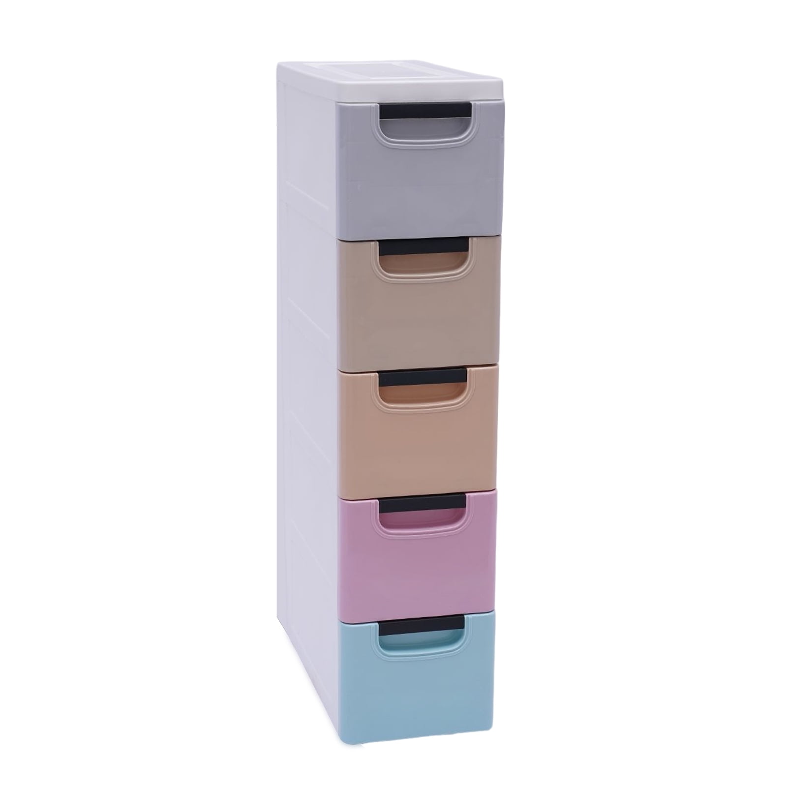 Miumaeov Storage Cabinet with 5 Drawers, Closet Drawers Tall Dresser ...