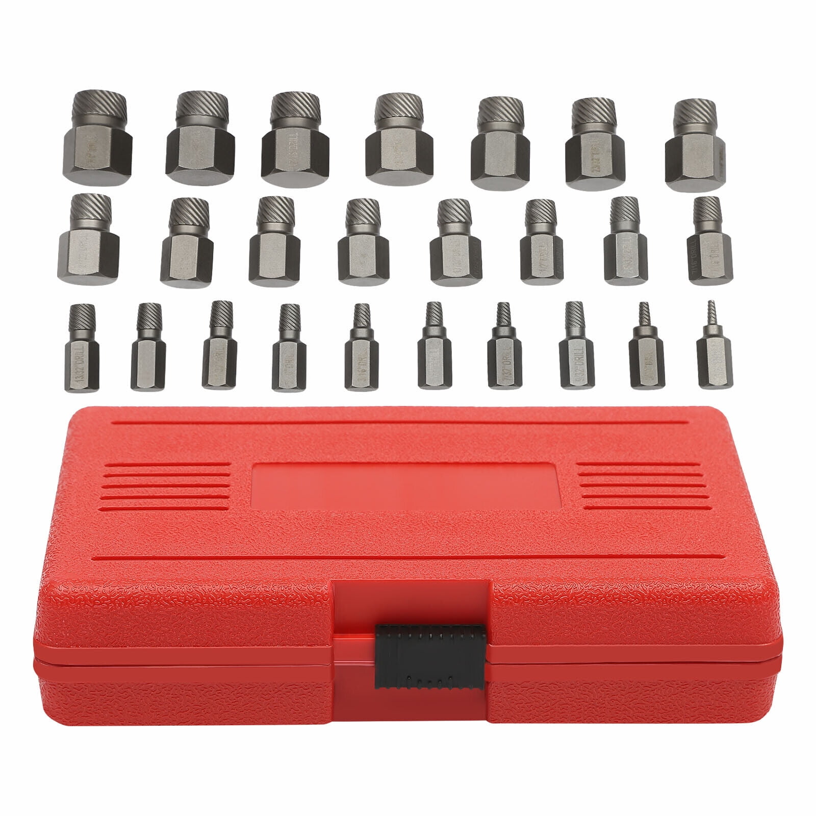 Miumaeov Stripped Bolt Extractor Impact Socket Set 25 PCS Damaged Bolt ...