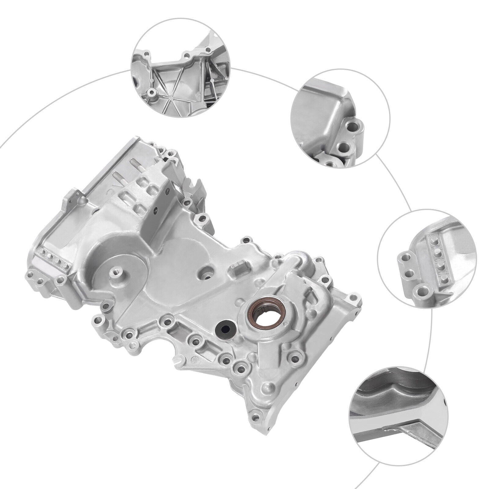 Miumaeov Timing Chain Oil Pump Cover Assembly For Hyundai Tucson, Kia ...