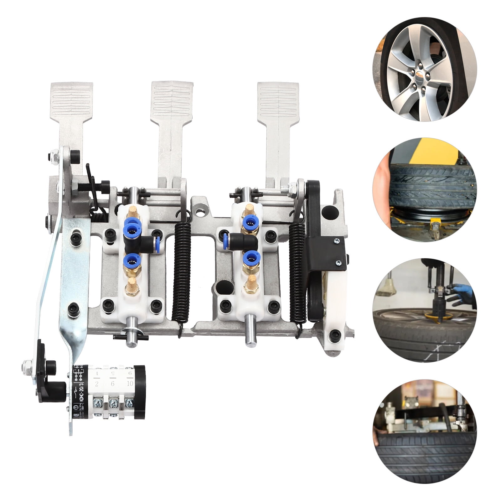 Miumaeov Tire Changer Machine Aluminum Frame Three Pedal Valve Air ...