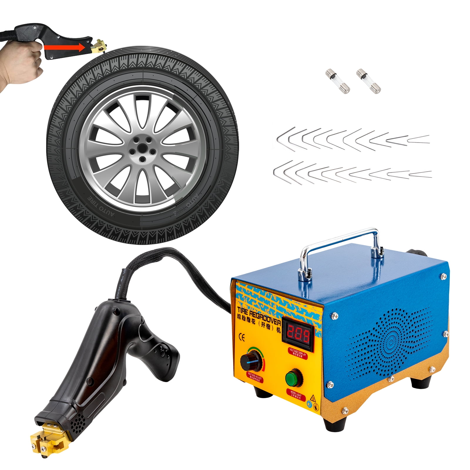 Miumaeov Tire Groover 110V 1000W Professional Tire Grooving Tool Iron ...