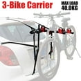 Miumaeov Universal Rear Trunk Mounted Bike Rack for Car SUV, 3-Bike ...