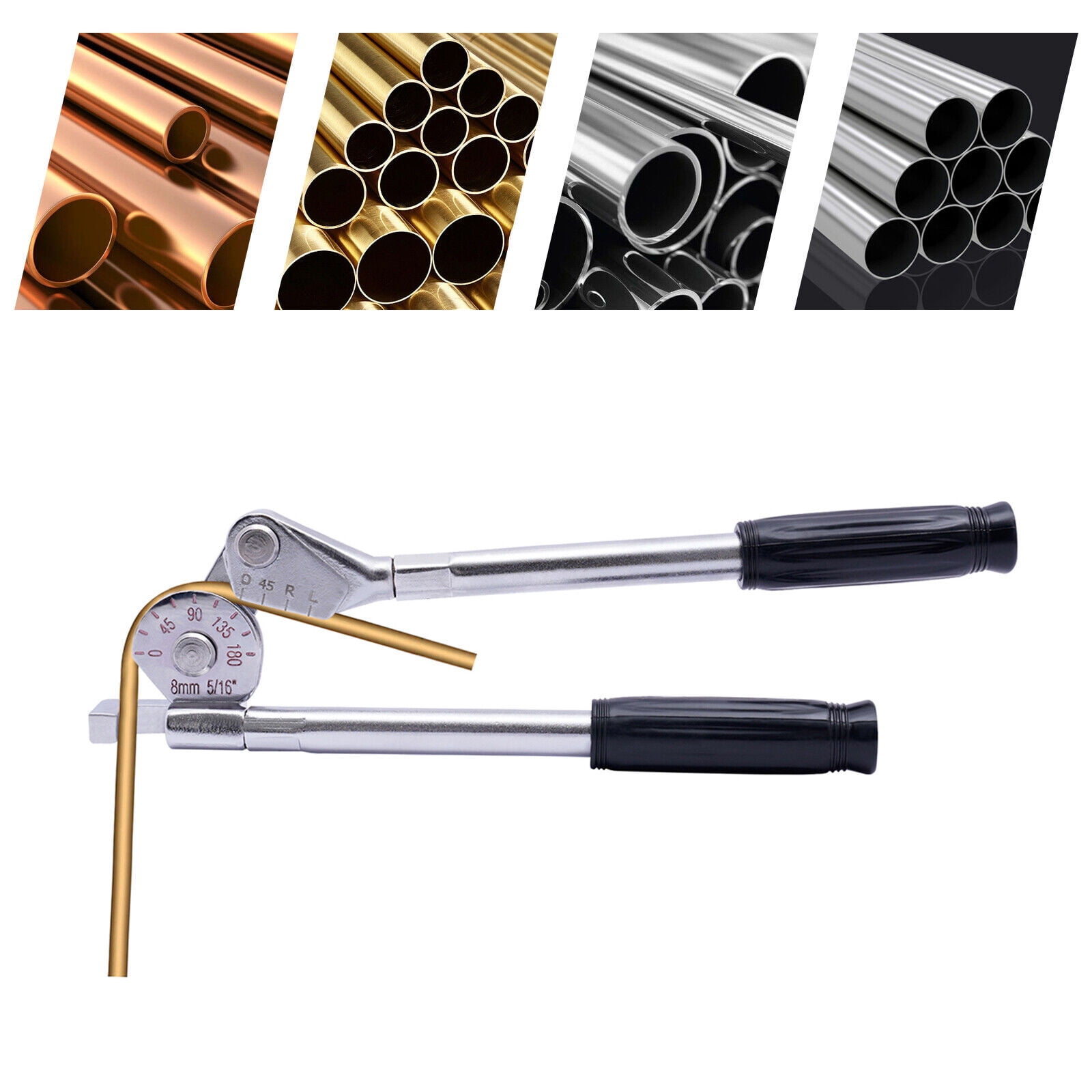 Miumaeov Tube Bender 5/16 inch OD Pipe Bending Capacity 180 Degrees ...