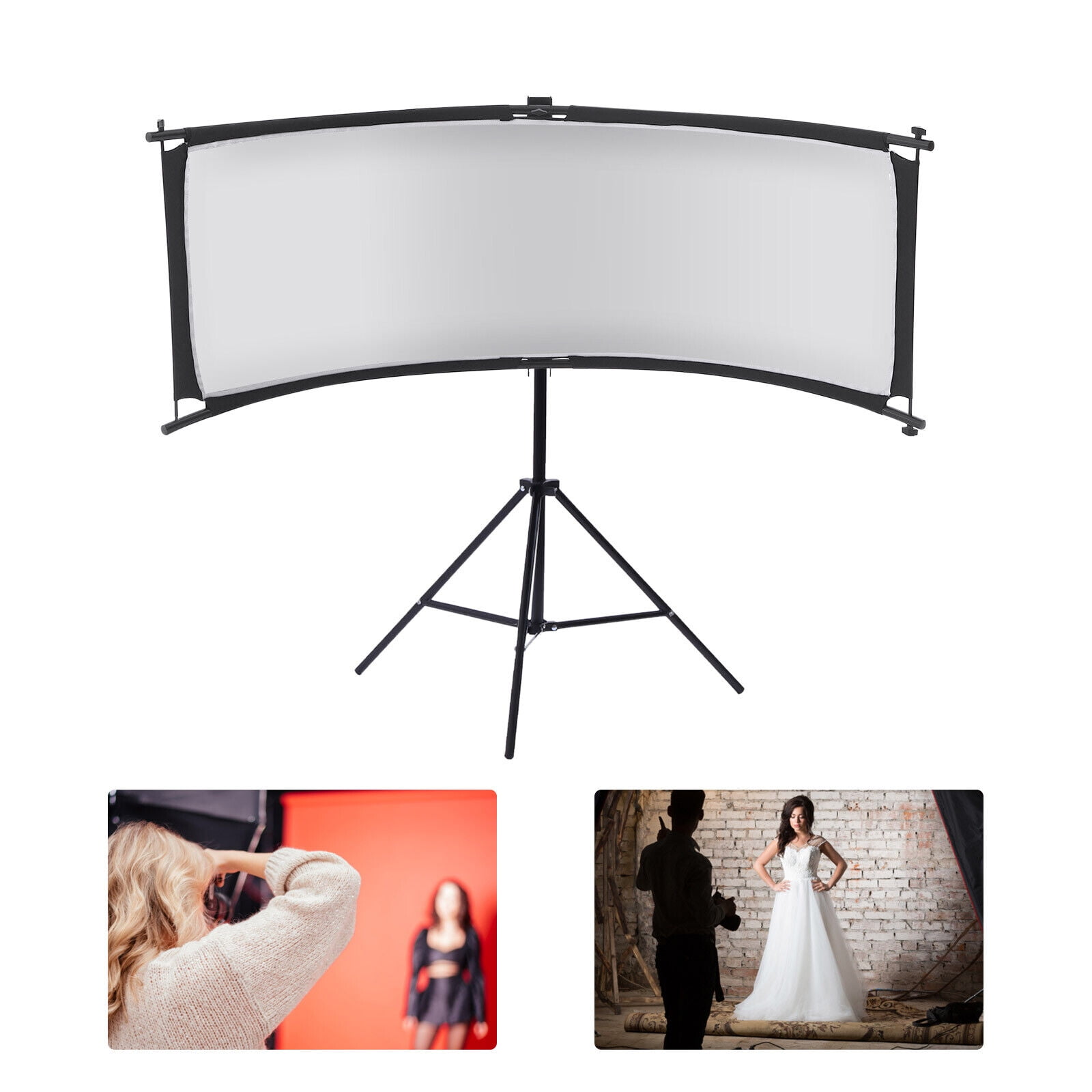 Miumaeov U Shaped Curved Light Reflector Collapsible Photography ...