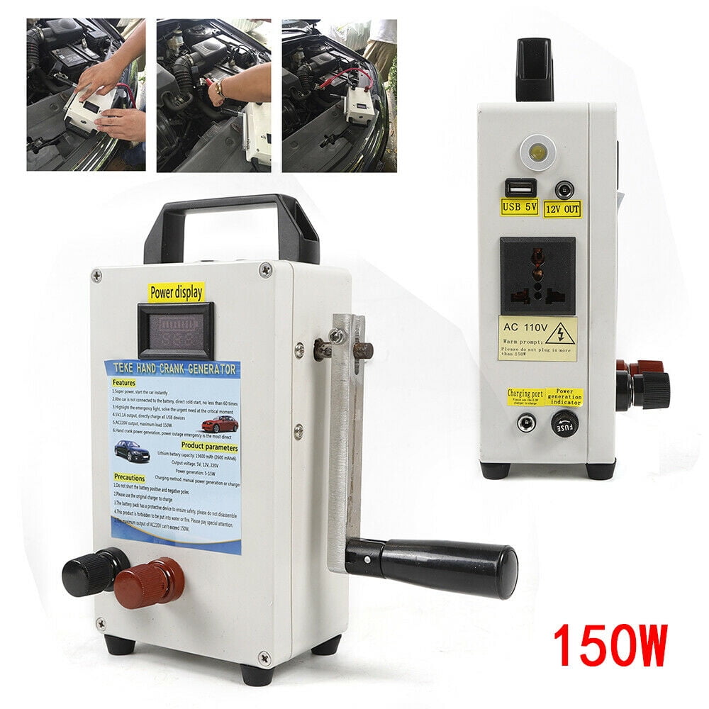 Miumaeov USB Charging Hand Crank Emergency Power Phone Charger Manual ...