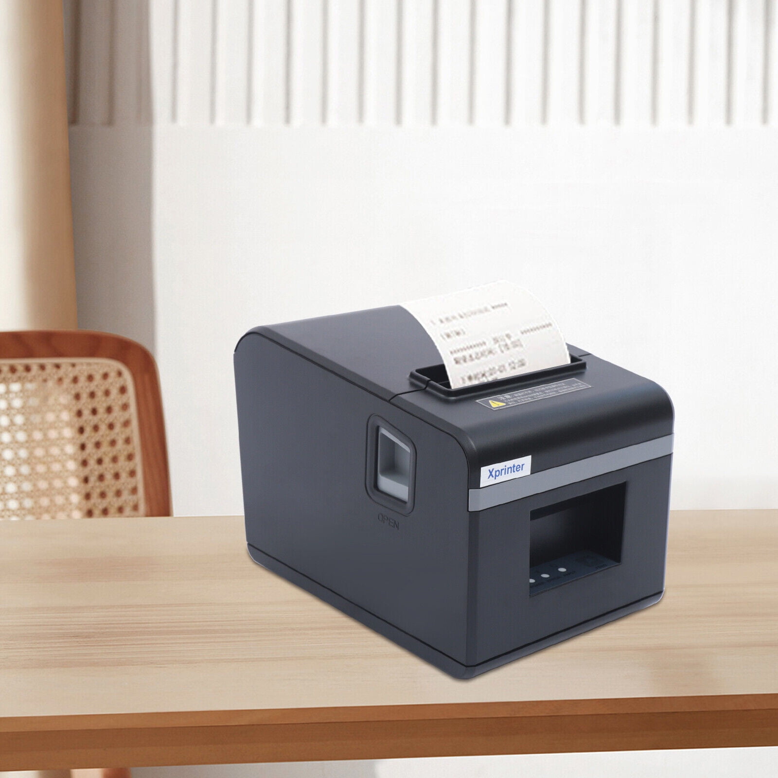 Miumaeov USB POS Thermal Label Paper Printer 160mm/s Auto Cutter Label ...