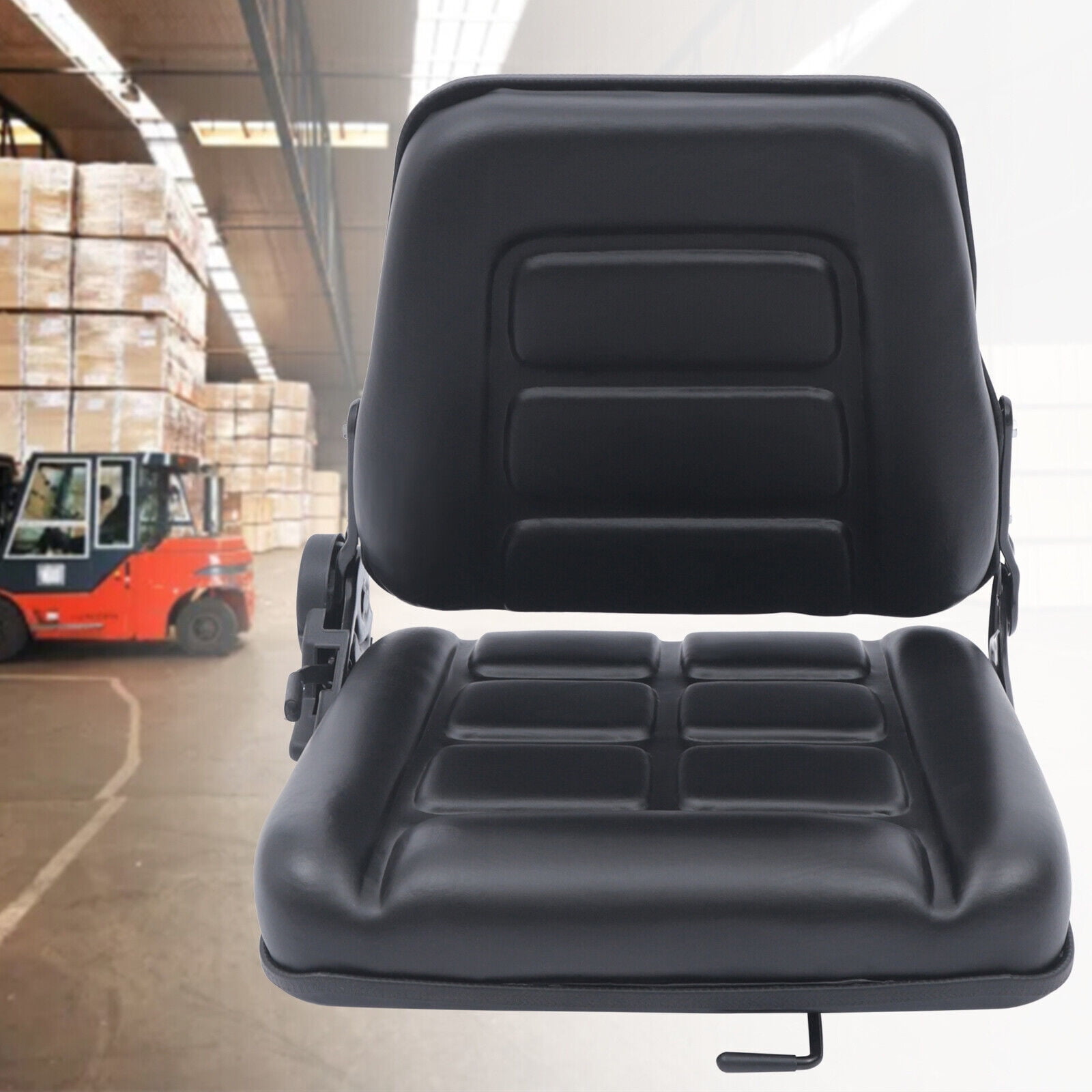 Miumaeov Universal Forklift Suspension Seat Replacement Adjustable ...