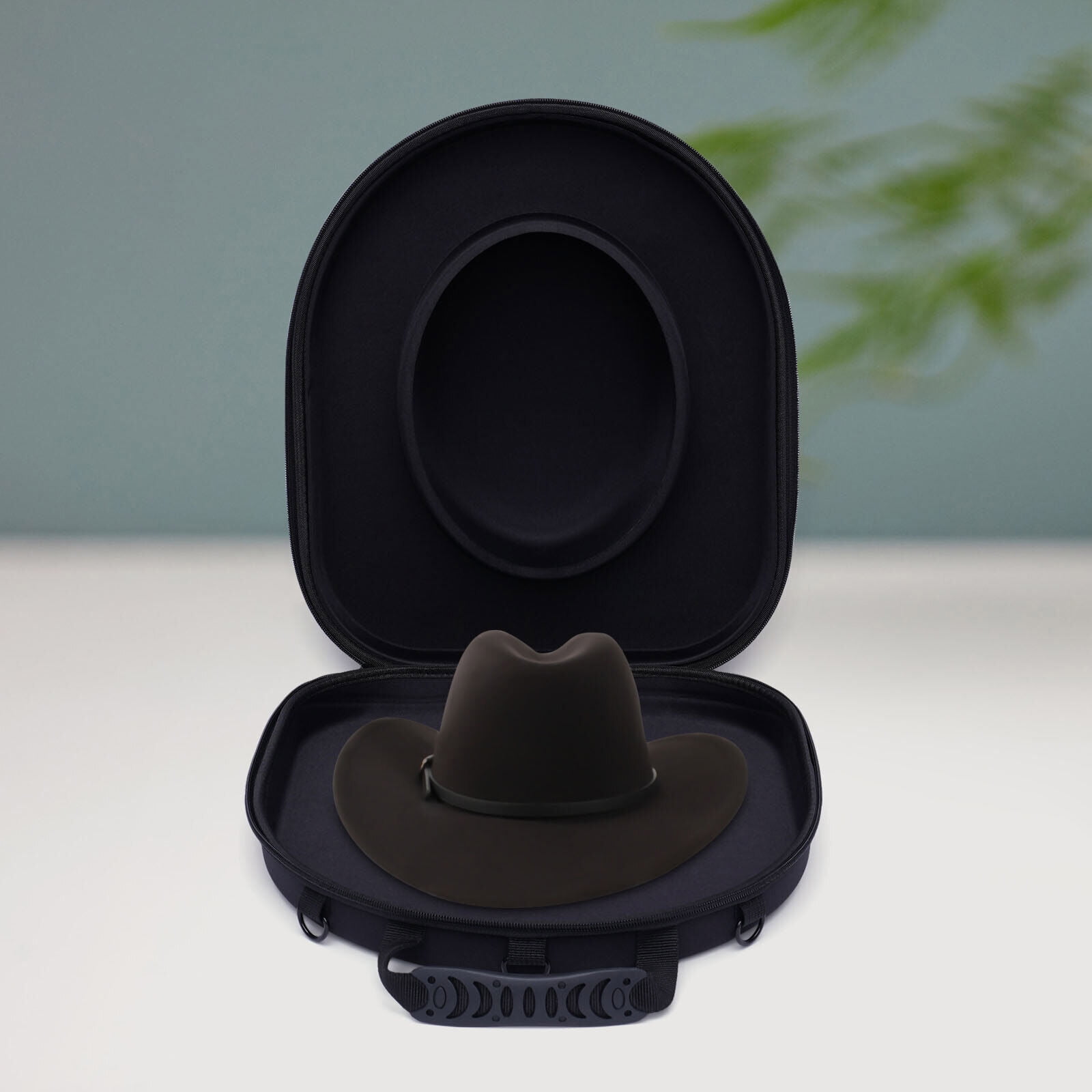 Miumaeov Universal Travel Cowboy Hat Storage Box Panama Hat Carrying ...