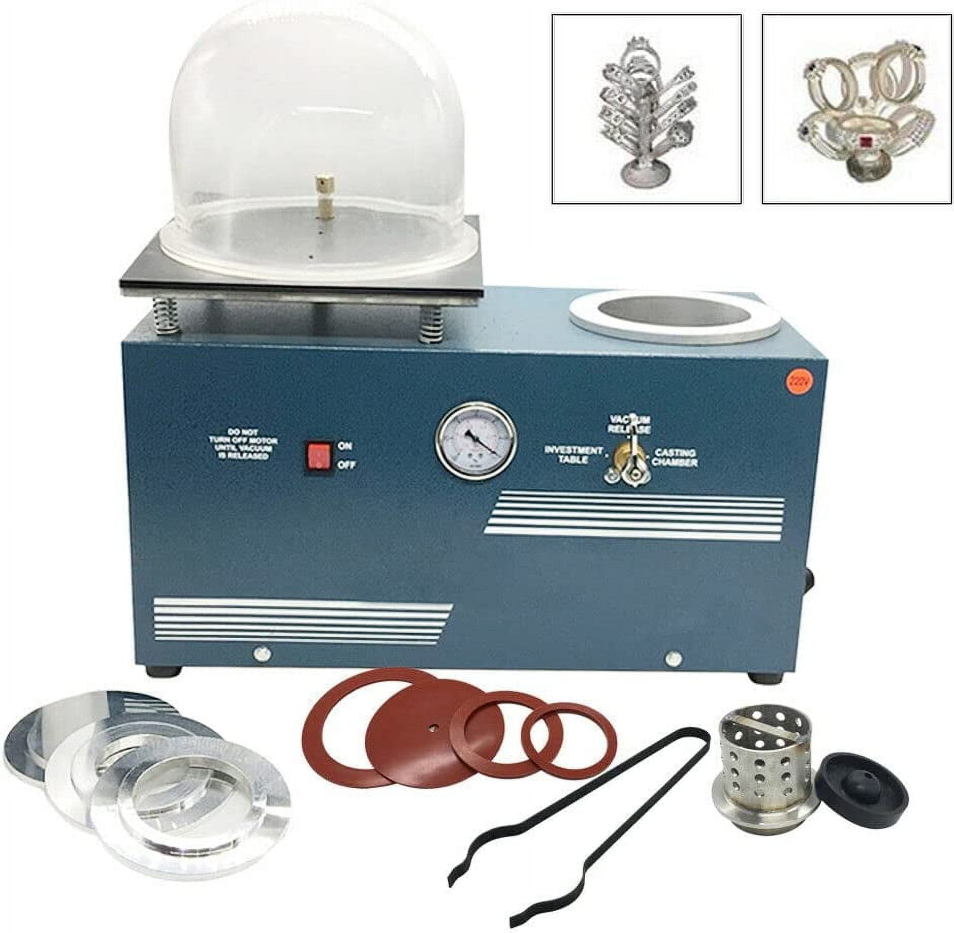 Miumaeov 2L Jewelry Lost Wax Cast Vacuum Investing Casting Machine, Jewelry Processing Machine ...