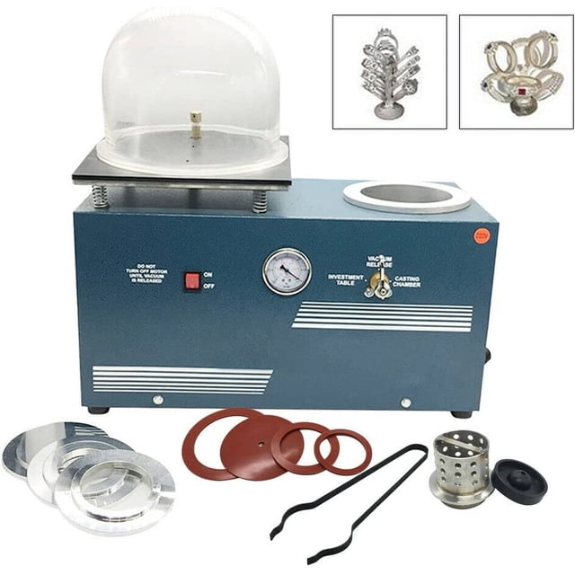 Miumaeov Vacuum Investing Casting Machine, 2L Jewelry Lost Wax Cast ...