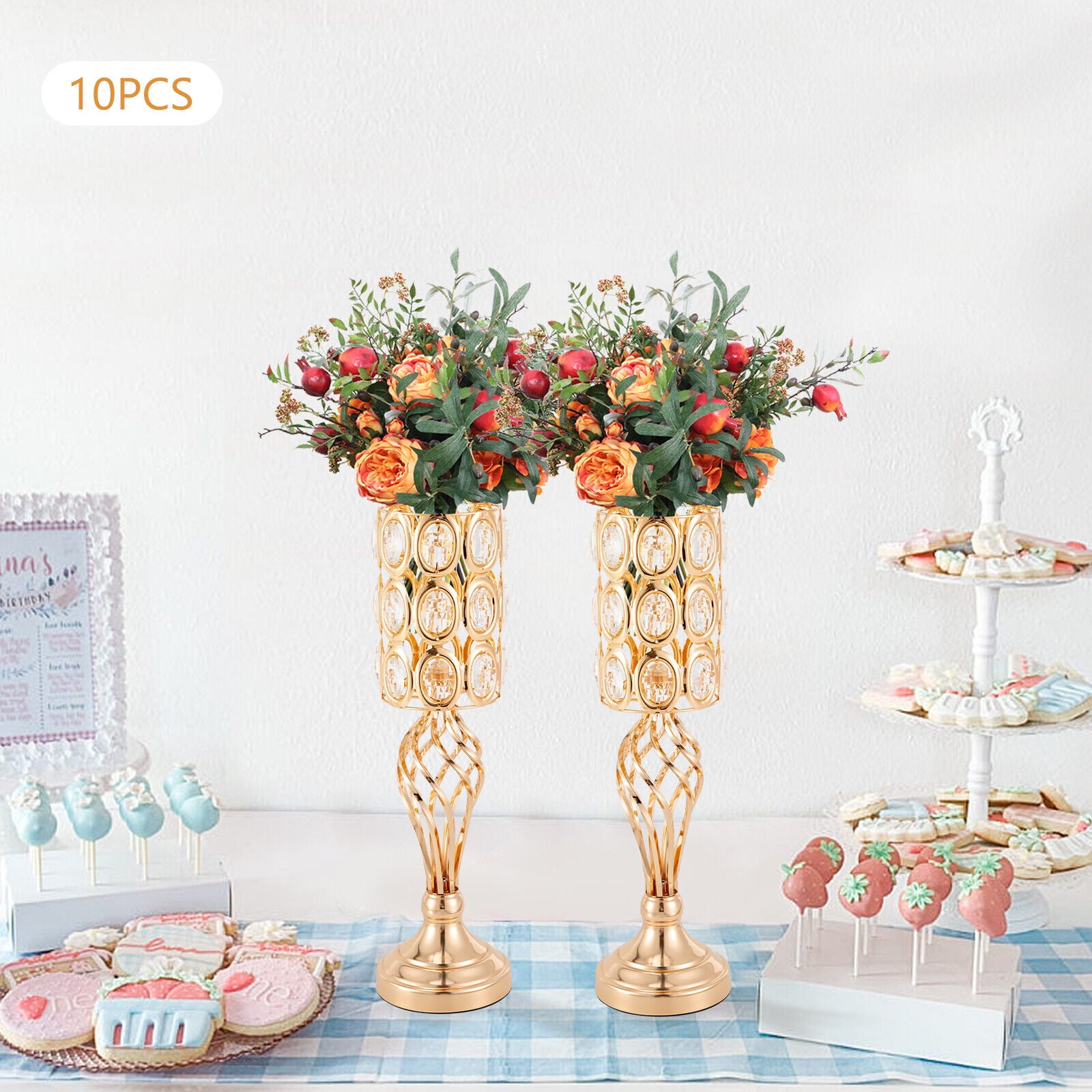 Miumaeov Vases for Centerpieces 10 Pcs Vases Wedding Centerpieces for ...