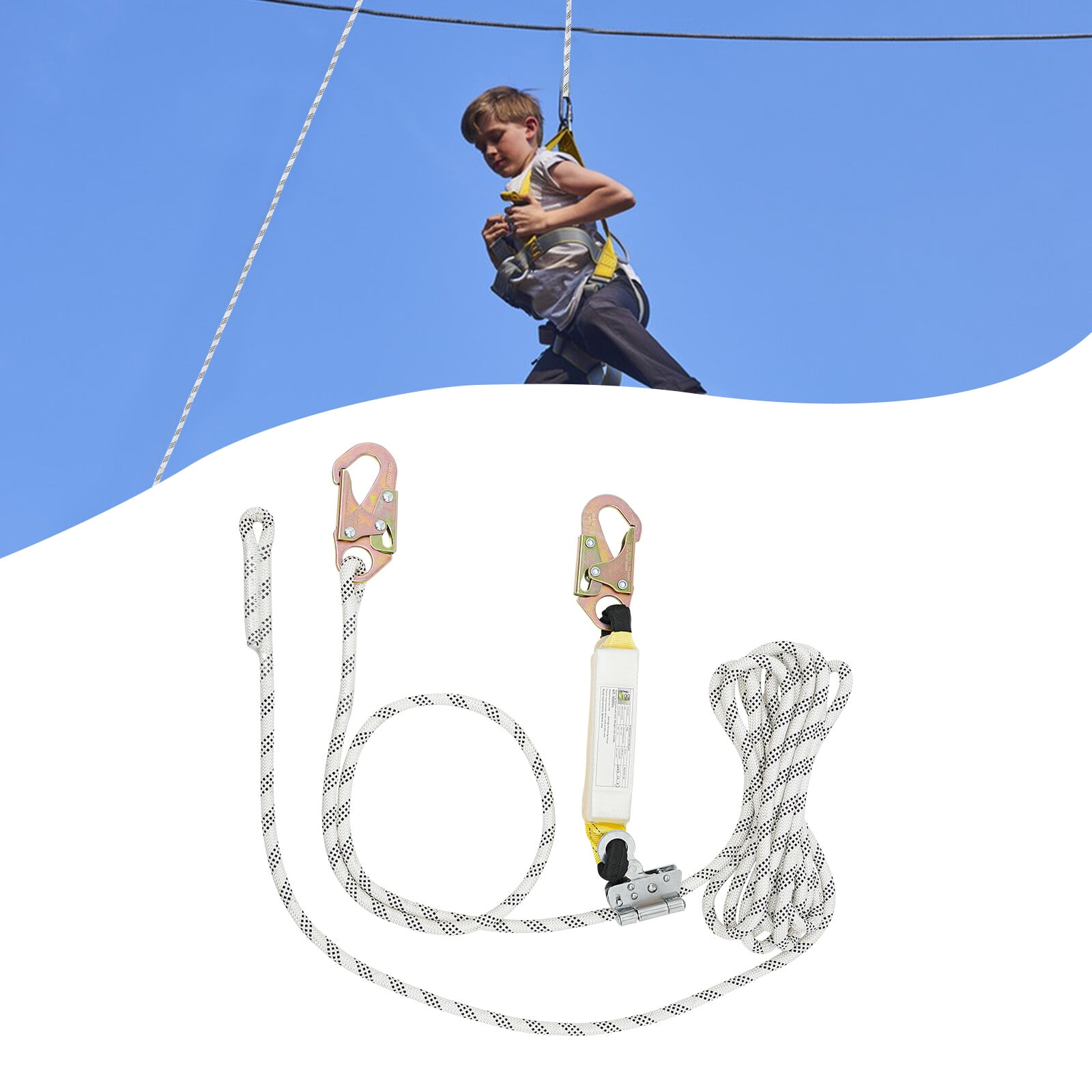 Miumaeov Vertical Lifeline Fall Protection Rope Arrest Protection ...