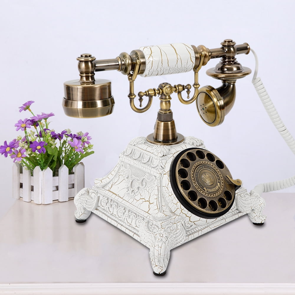 Miumaeov Vintage Antique Telephone Corded Retro Old Fashion Dial Phone ...