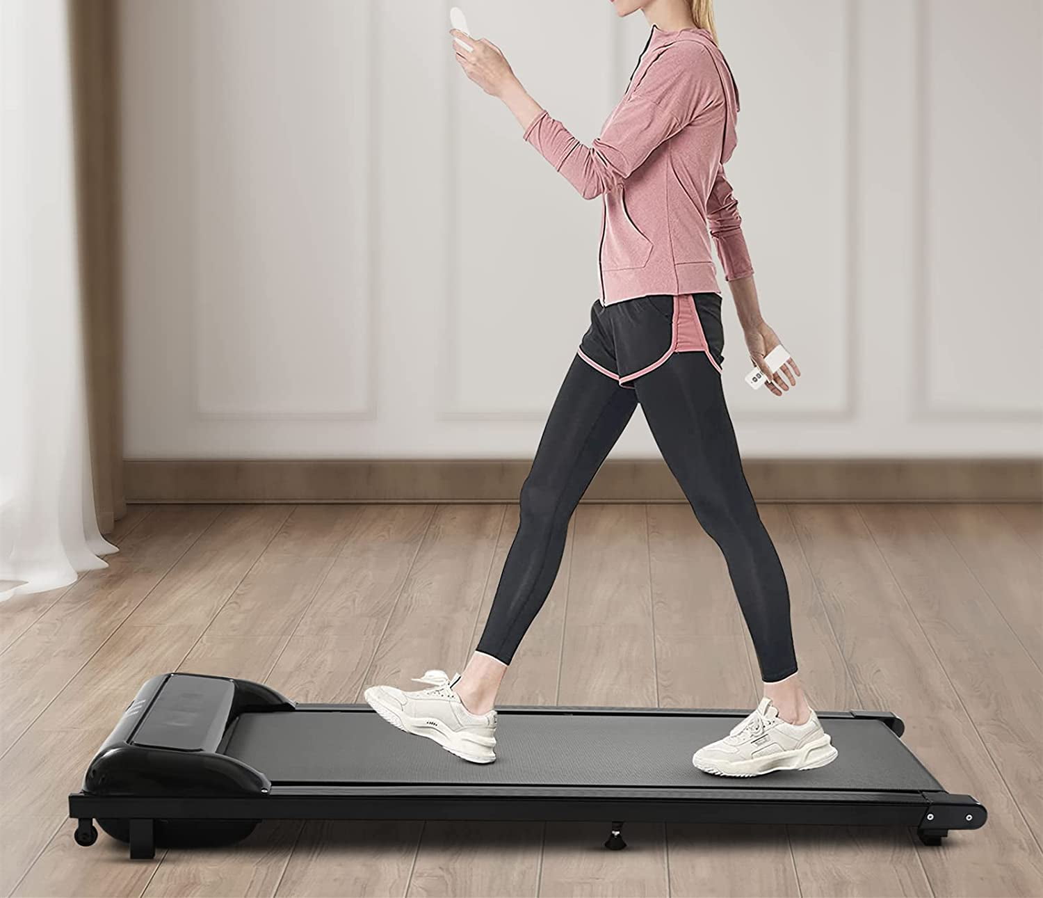 Miumaeov Walking Pad Treadmill Free Installation Under Desk Treadmill ...