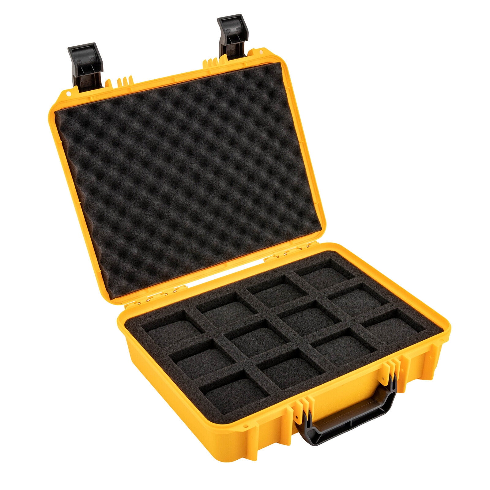 Miumaeov Watch Box 12 Slots Watch Case Stainless Steel Plastic Watch ...
