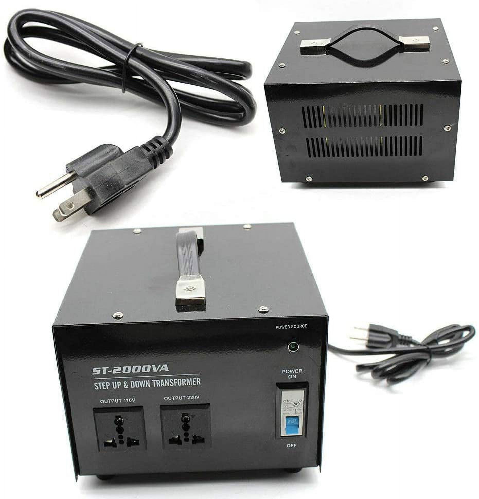 Miumaeov Watt Voltage Converter Transformer Step Up Down AC 110V to ...