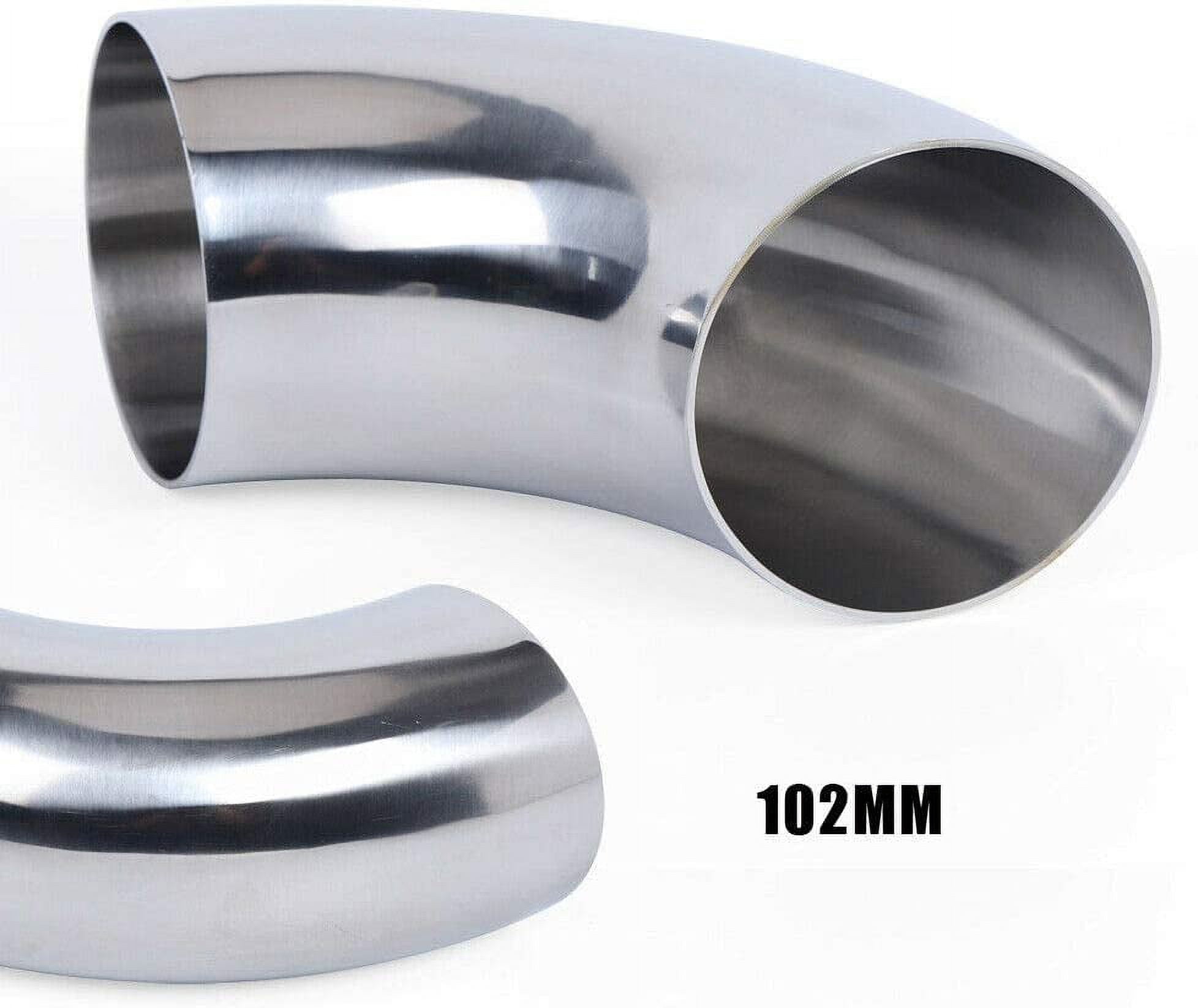 Miumaeov Weld Elbow Pipe 4" Precision Casting Stainless Sanitary Weld ...