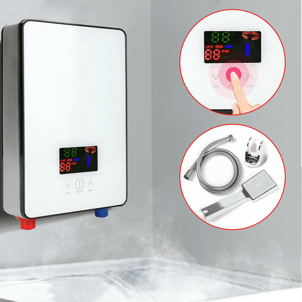 Miumaeov 110V 4500W Electric Instant Tankless Water Heate - Walmart.com