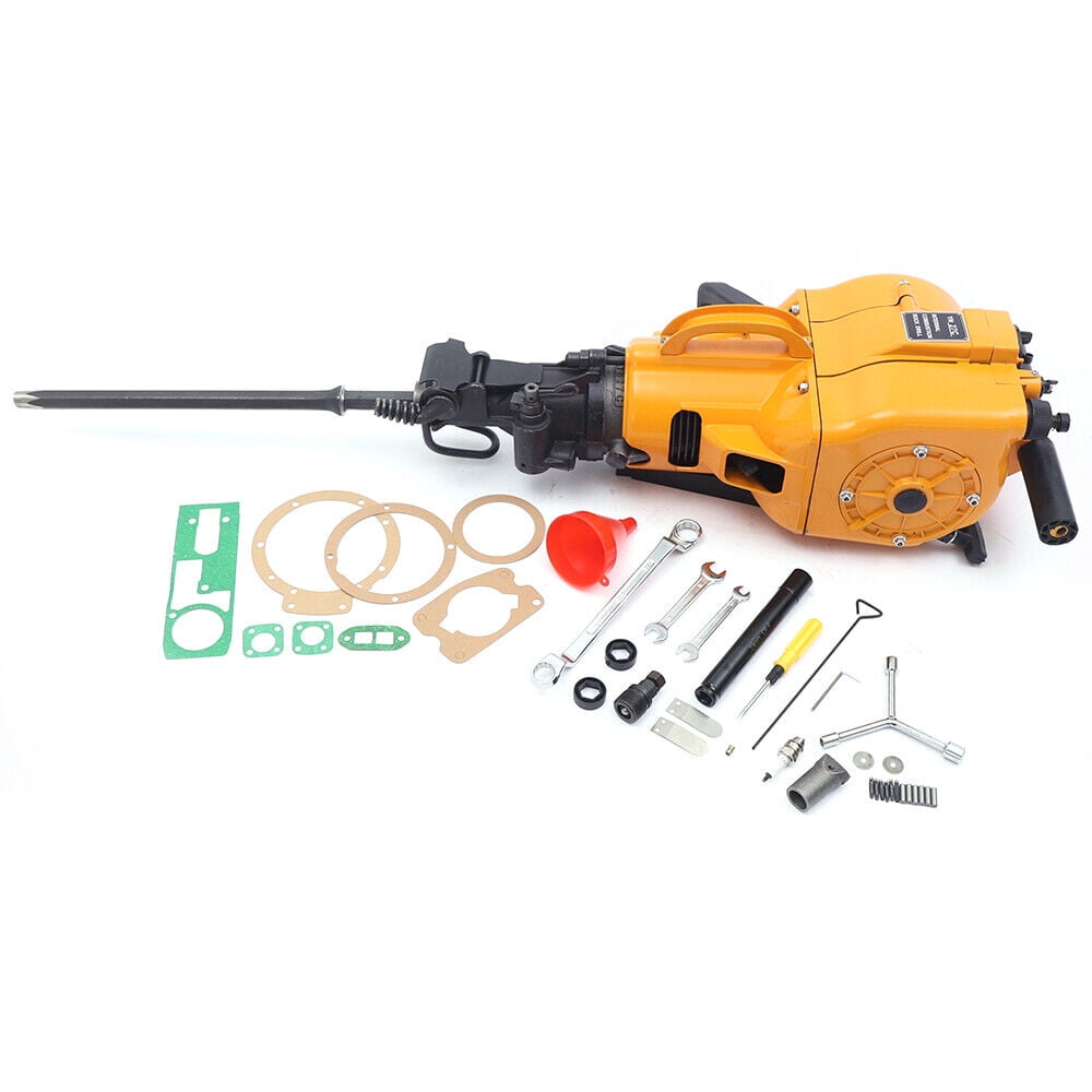 Miumaeov YN27C Gasoline Rock Drill Tool Concrete Rock Breaker Hammer ...