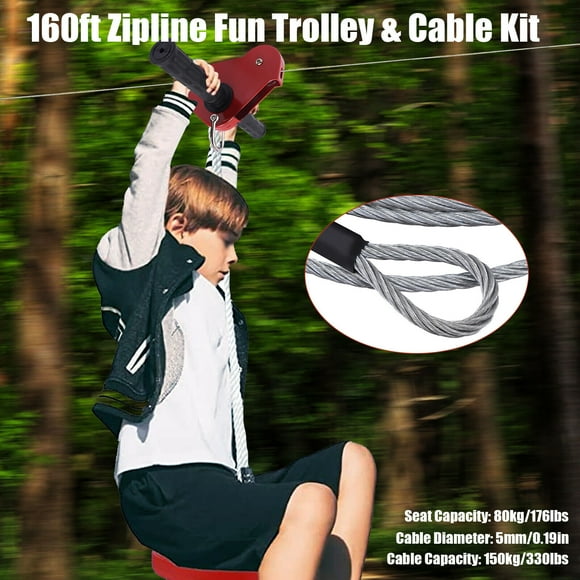 Backyard Zipline Kit Kids