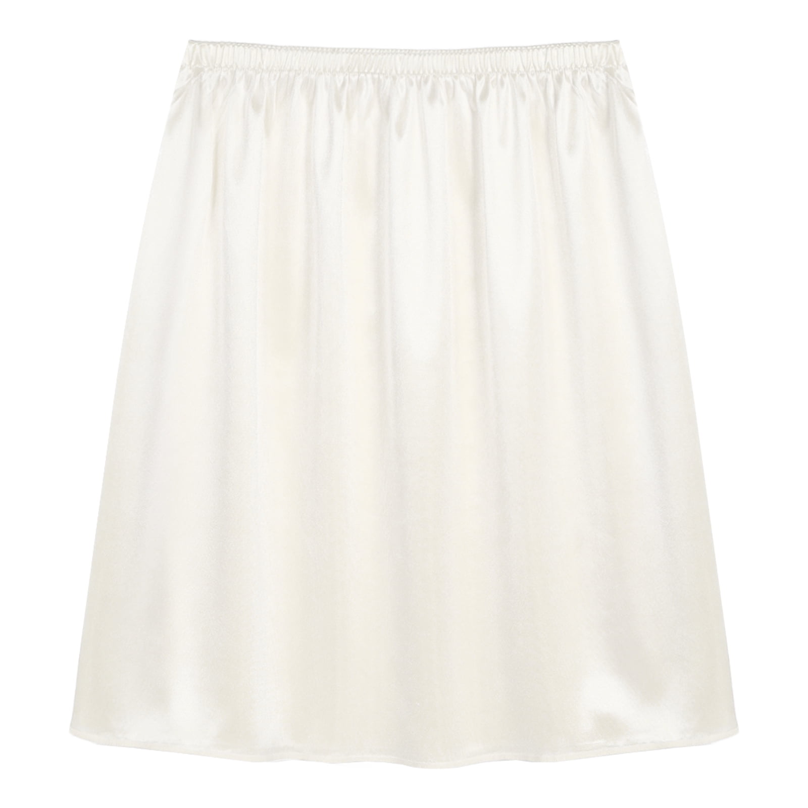 Miutii Half Slip Long Underskirt Women's Satin Half Slip for Under ...