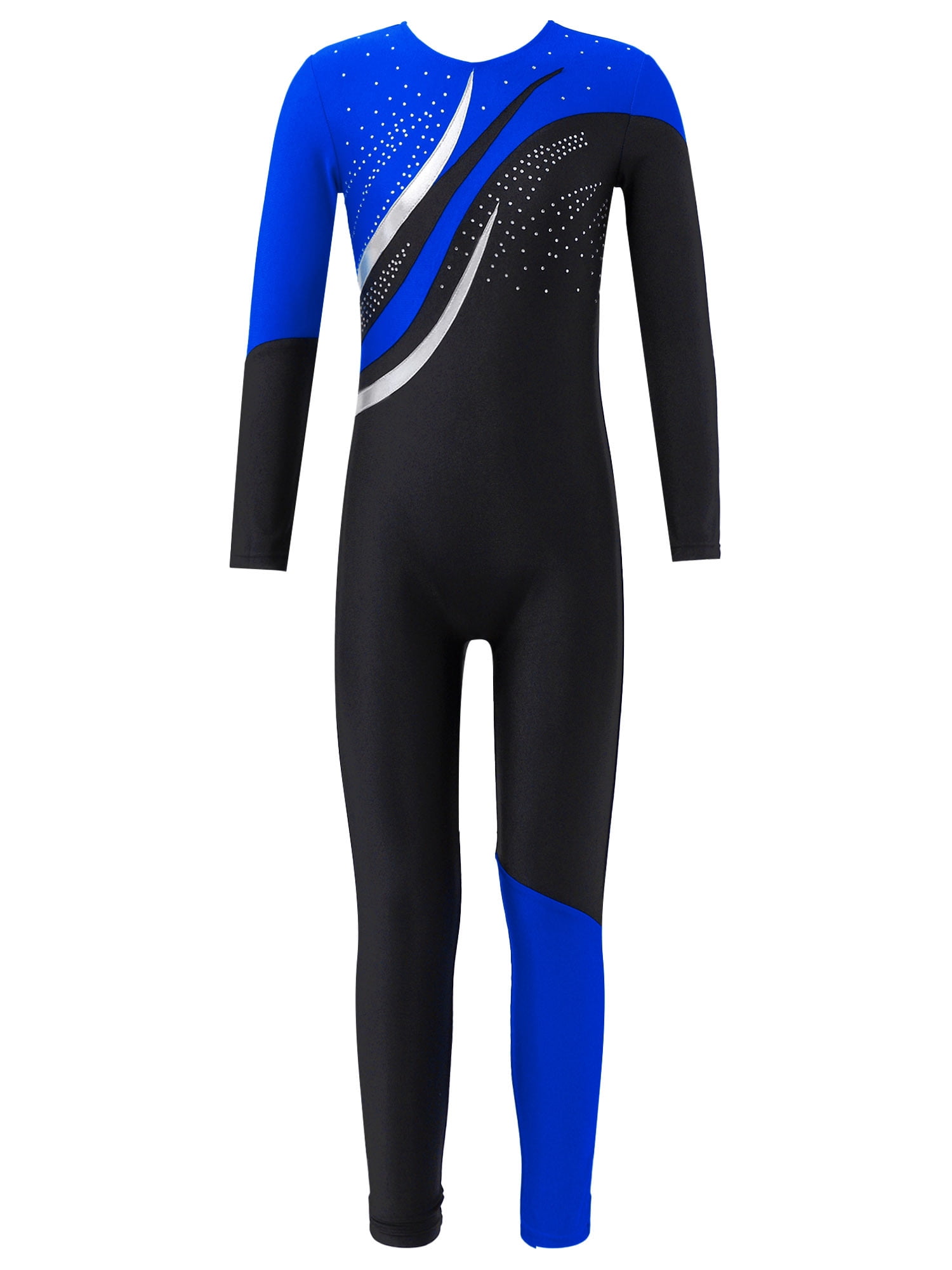 Miutii Kids Girls Long Sleeve Full Body Gymnastics Ballet Dance Leotard ...