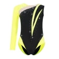 Miutii Kids Girls Rhinestone Rhythmic Gymnastics Dance Leotard One ...