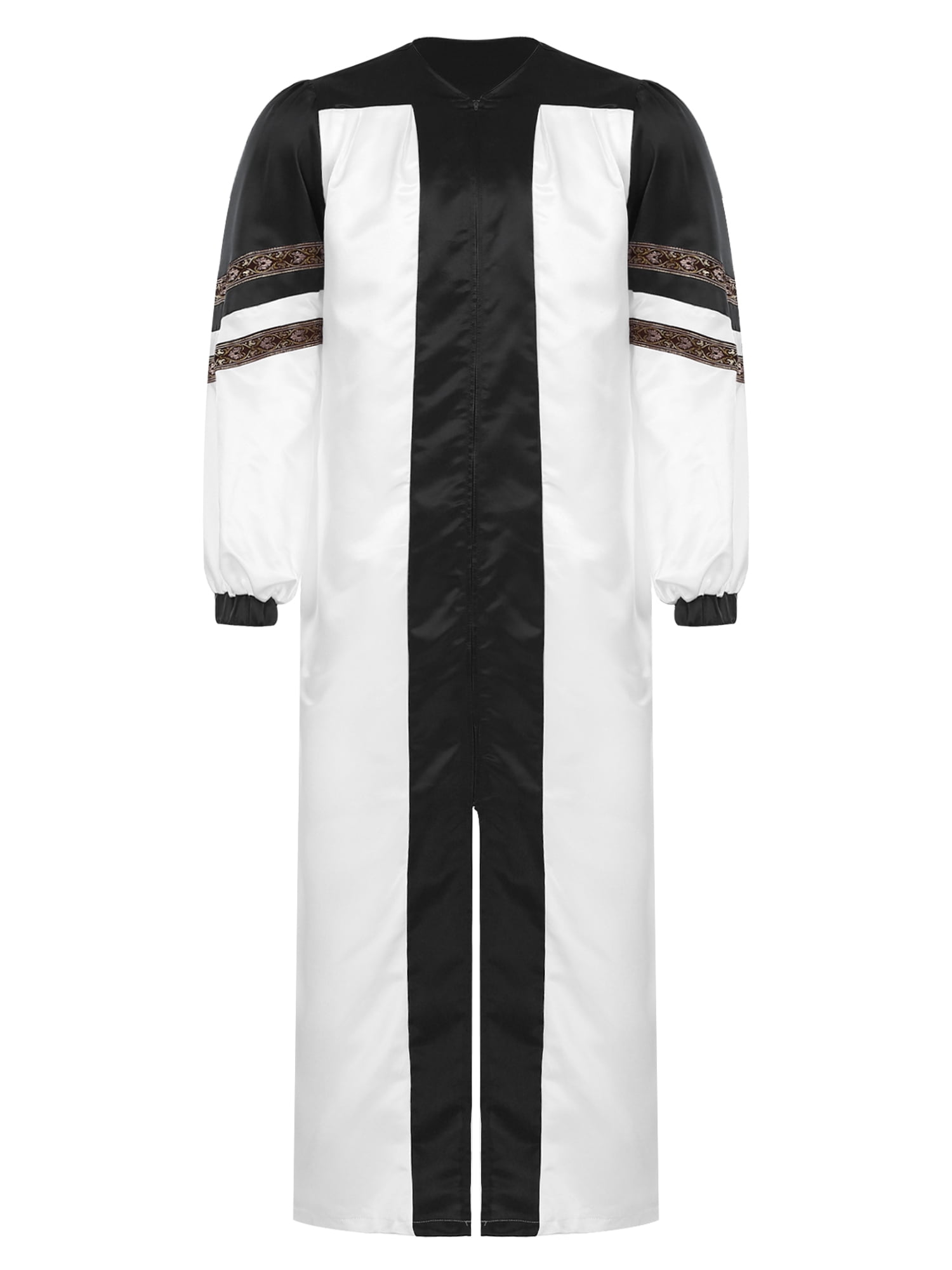 Miutii Men Adults Praise Worship Robe Graduation Gown Clergy Pulpit ...