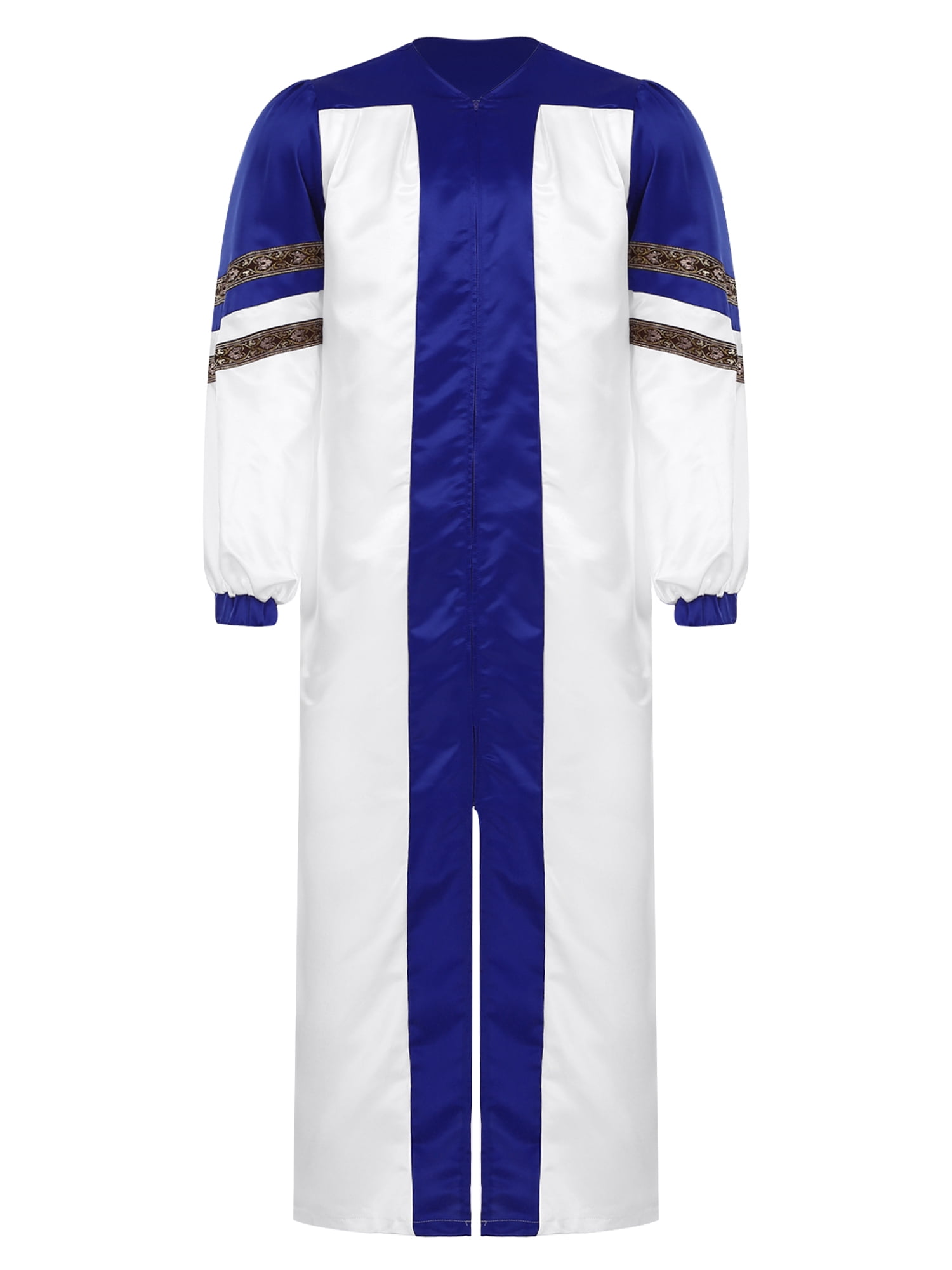 Miutii Men Adults Praise Worship Robe Graduation Gown Clergy Pulpit ...