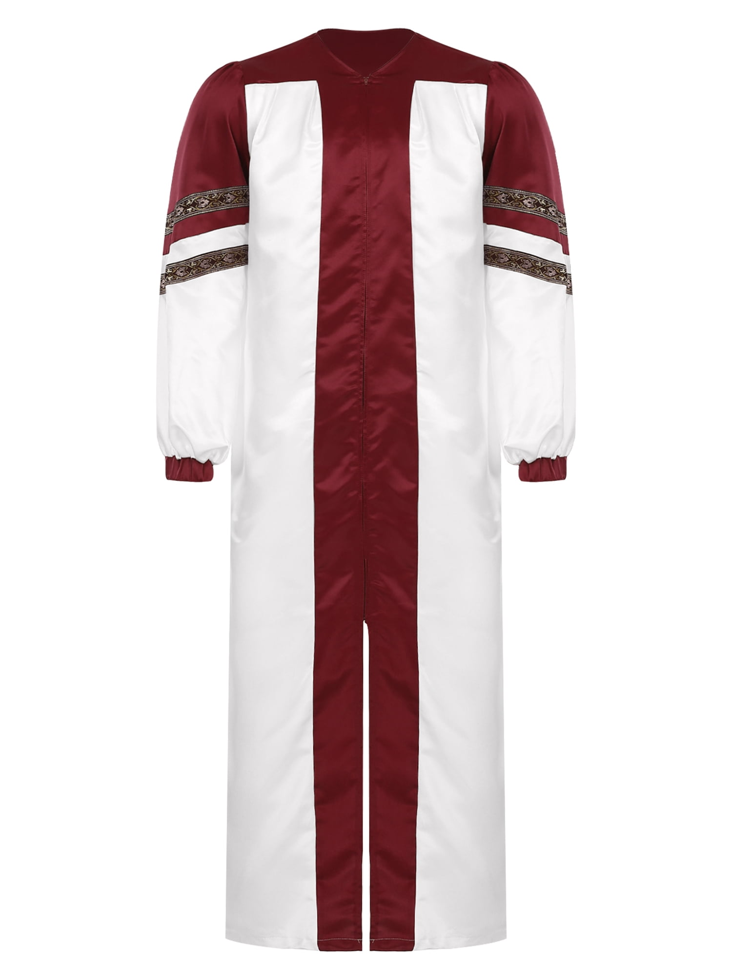 Miutii Men Adults Praise Worship Robe Graduation Gown Clergy Pulpit ...