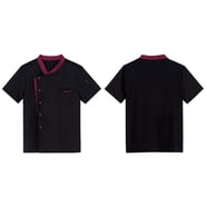 FDGTHWSH Chef Uniform Sleeved Men's Clothing Catering Work Uniform Back ...