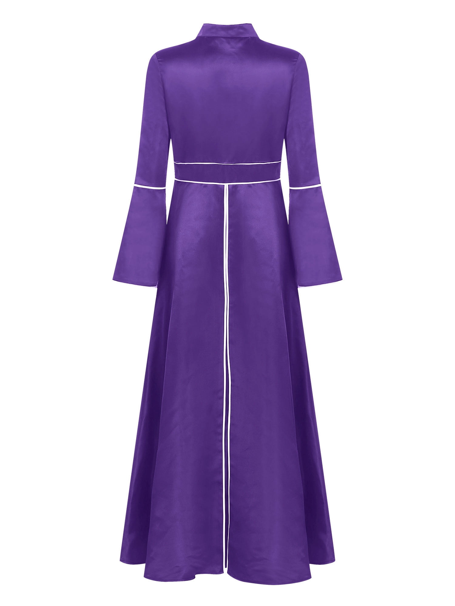 Miutii Women Clergy Robe Loose Elegant Dress Flared Sleeves Minister ...