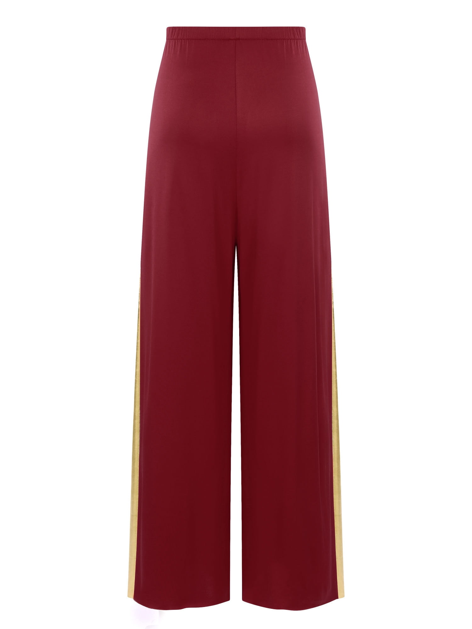 Miutii Women Praise Dance Palazzo Pants Loose Metallic Church Worship ...