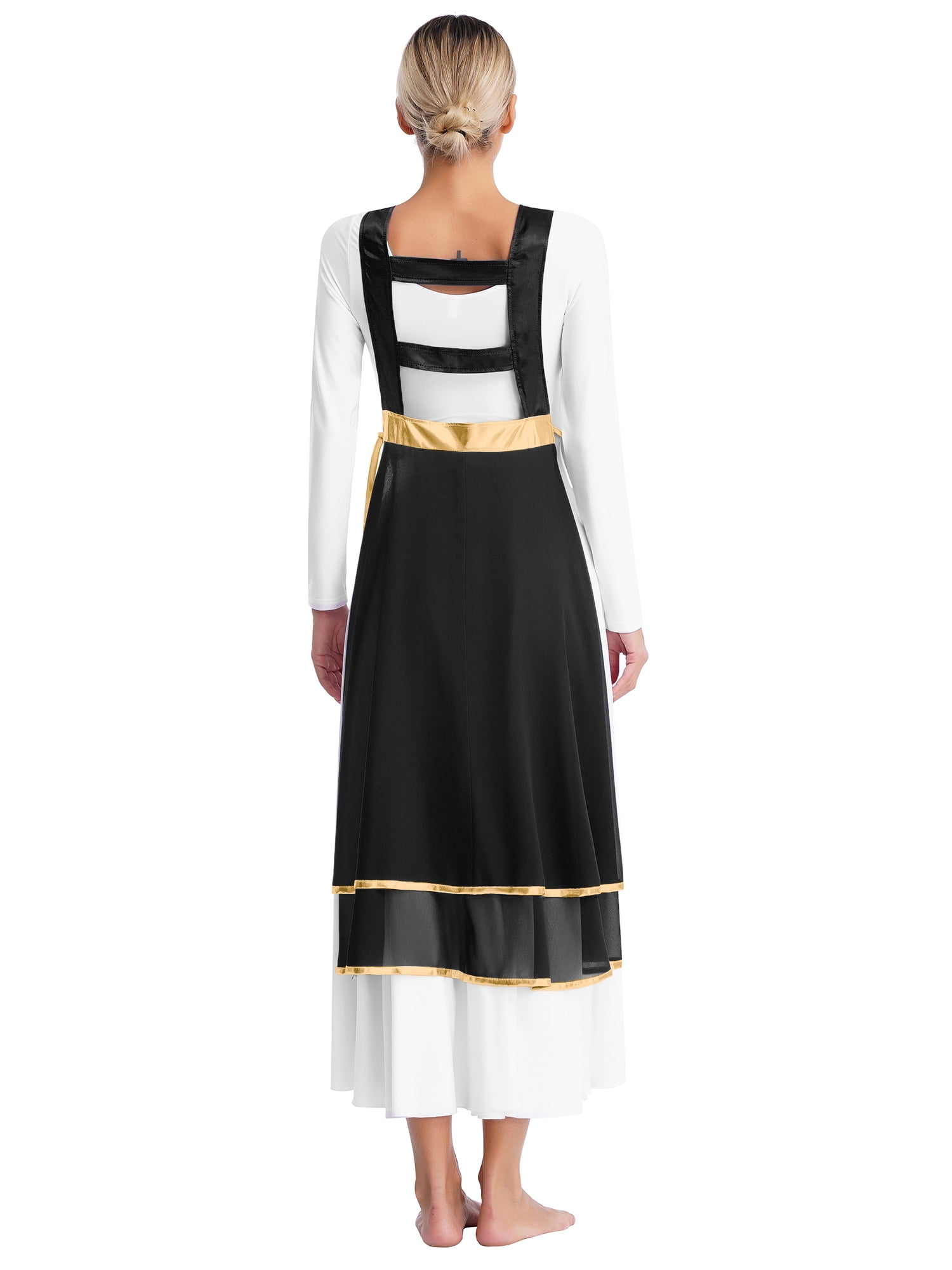 Miutii Womens Liturgical Praise Dance Dress Worship Dance Pullover Vest ...
