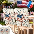 Miwamany 4th of July Chair Covers Set of 2 Independence Day Flag Stars ...