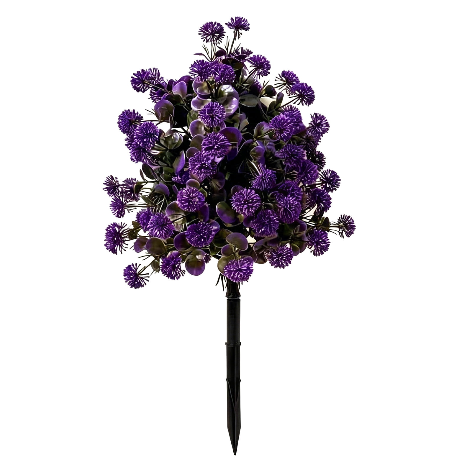 Miwamany Artificial Dandelion Ball Topiary Tree, Realistic Faux Purple ...