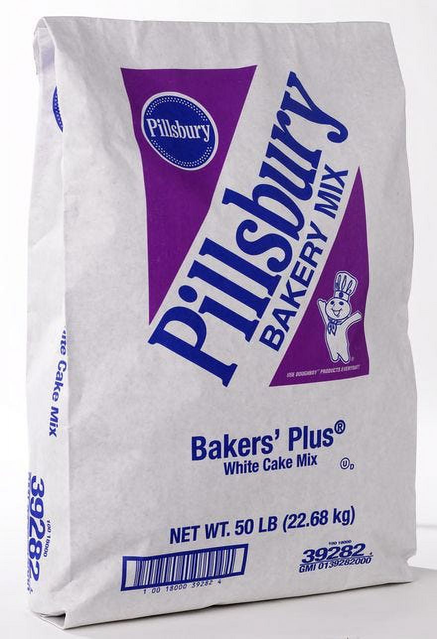 Pillsbury Bakers Plus Moist White Cake Mix, 50 Pound - Walmart.com