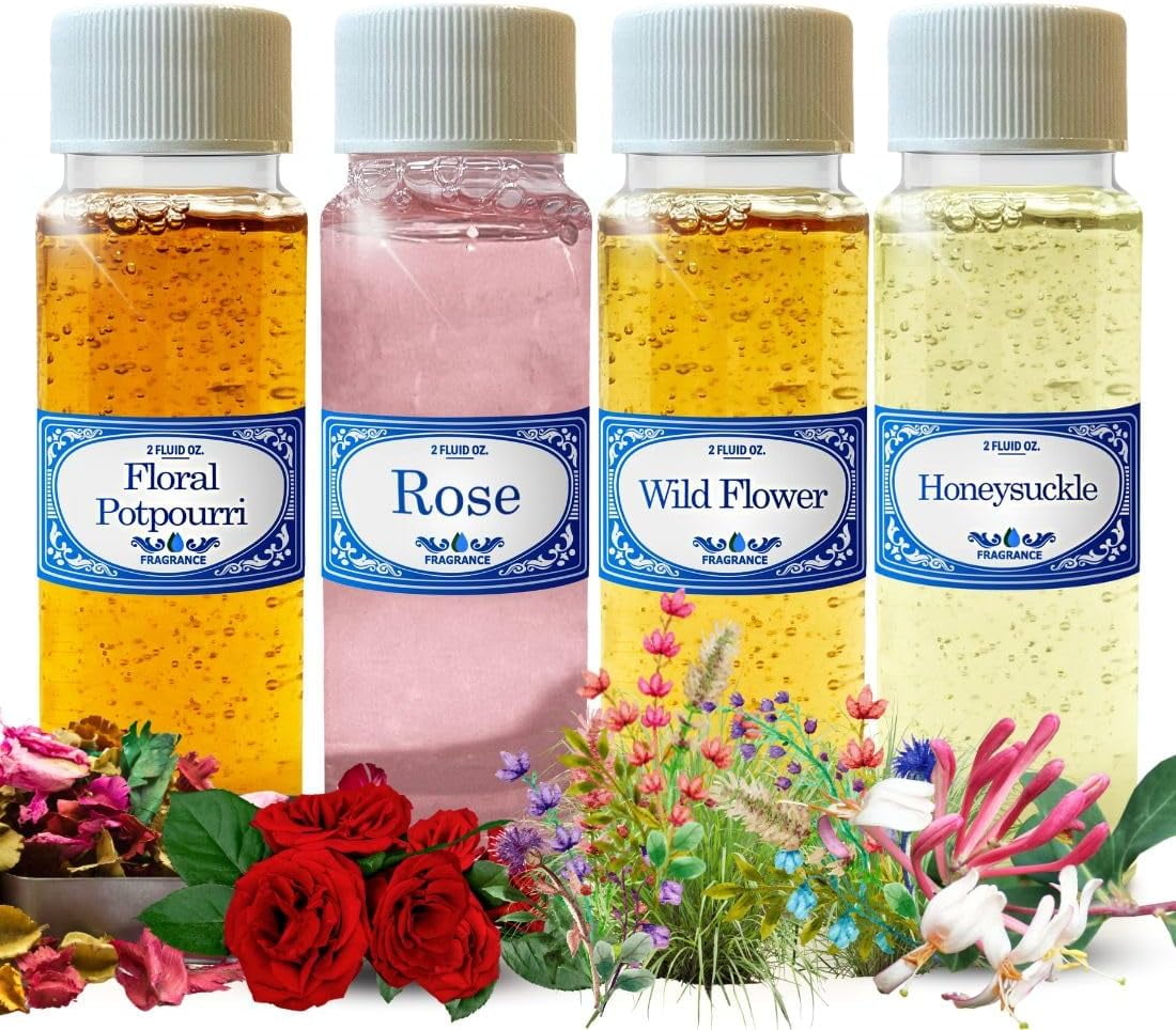 Mix Flowers Concentrated 2.0 fl oz Fragrances Pack, Floral Potpourri ...