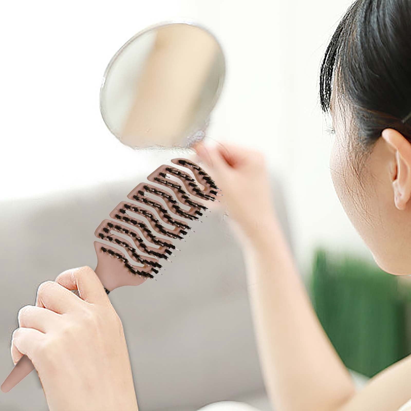 Mix Girl Hair Products Hairdressing Tools: Pig Pointed Tail Hair Hollow ...