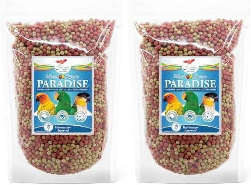 Mix Paradise Bird Food | Conure, Eclectus, Caique, Parrots | Formulated ...