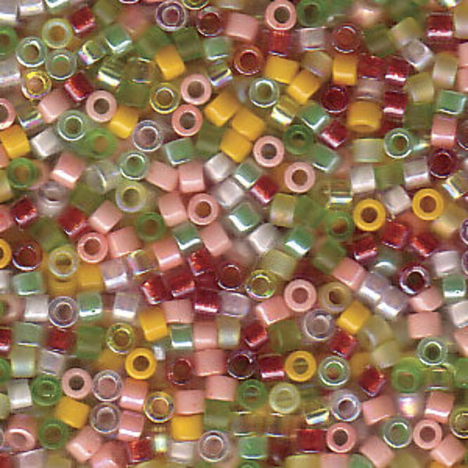 Mix Pink Lemonade Miyuki Delica Beads 11/0 DB-MIX09-TB - Walmart.com
