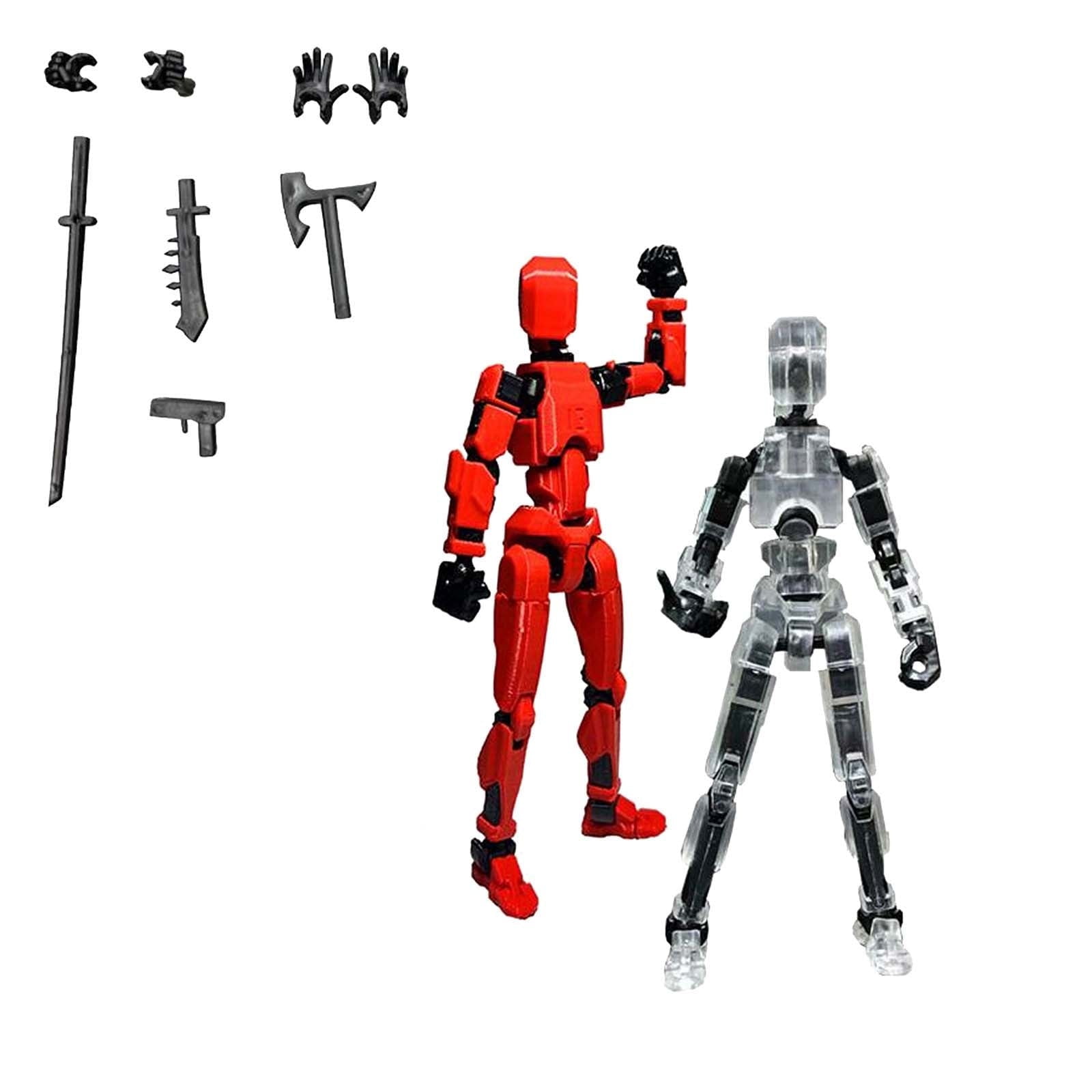 MixMart 3D Printed Titans Action Figure, Multi-Articulated Collectible ...