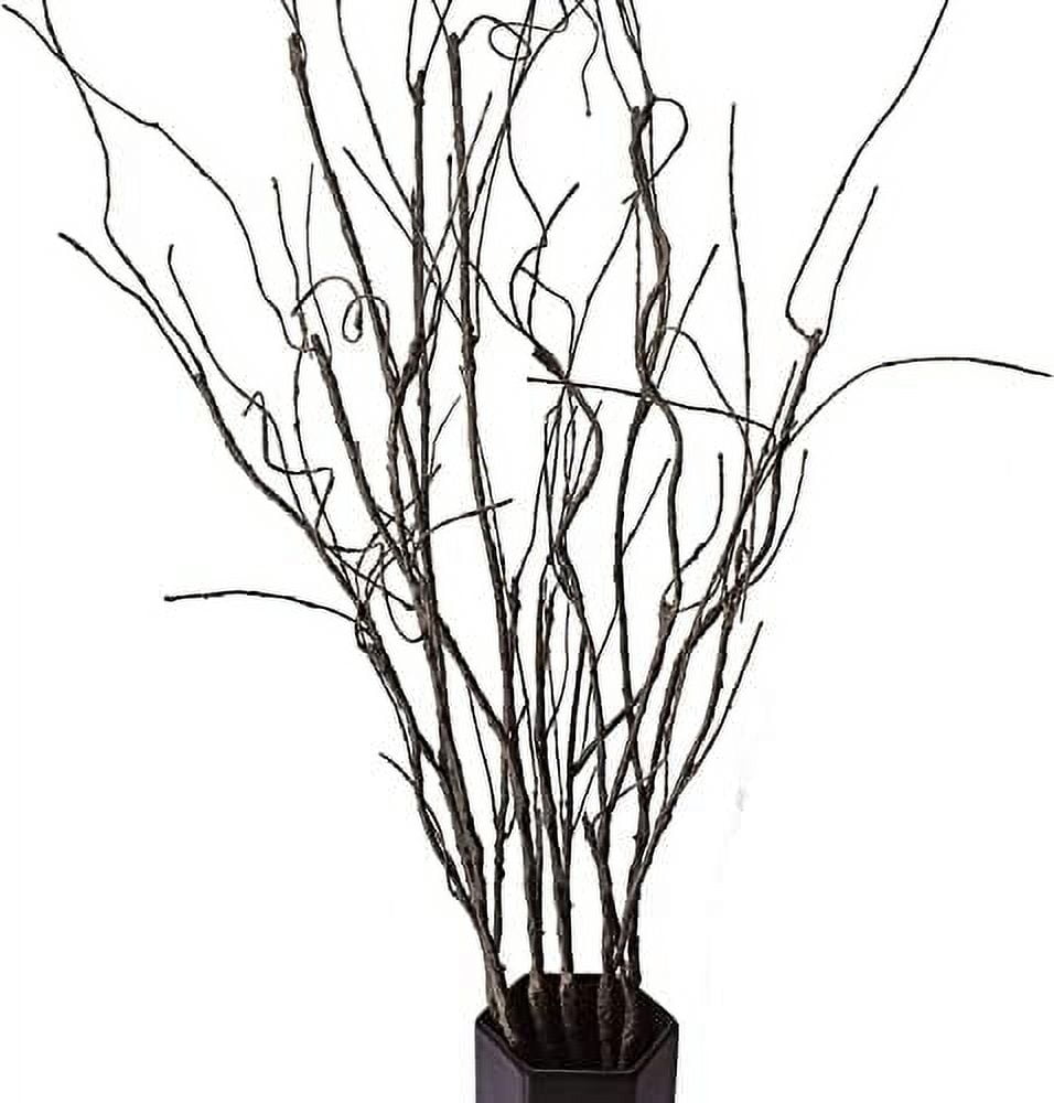MixMart 5PCS Artificial Curly Willow Branches, Decorative Dry Twigs, 30 ...