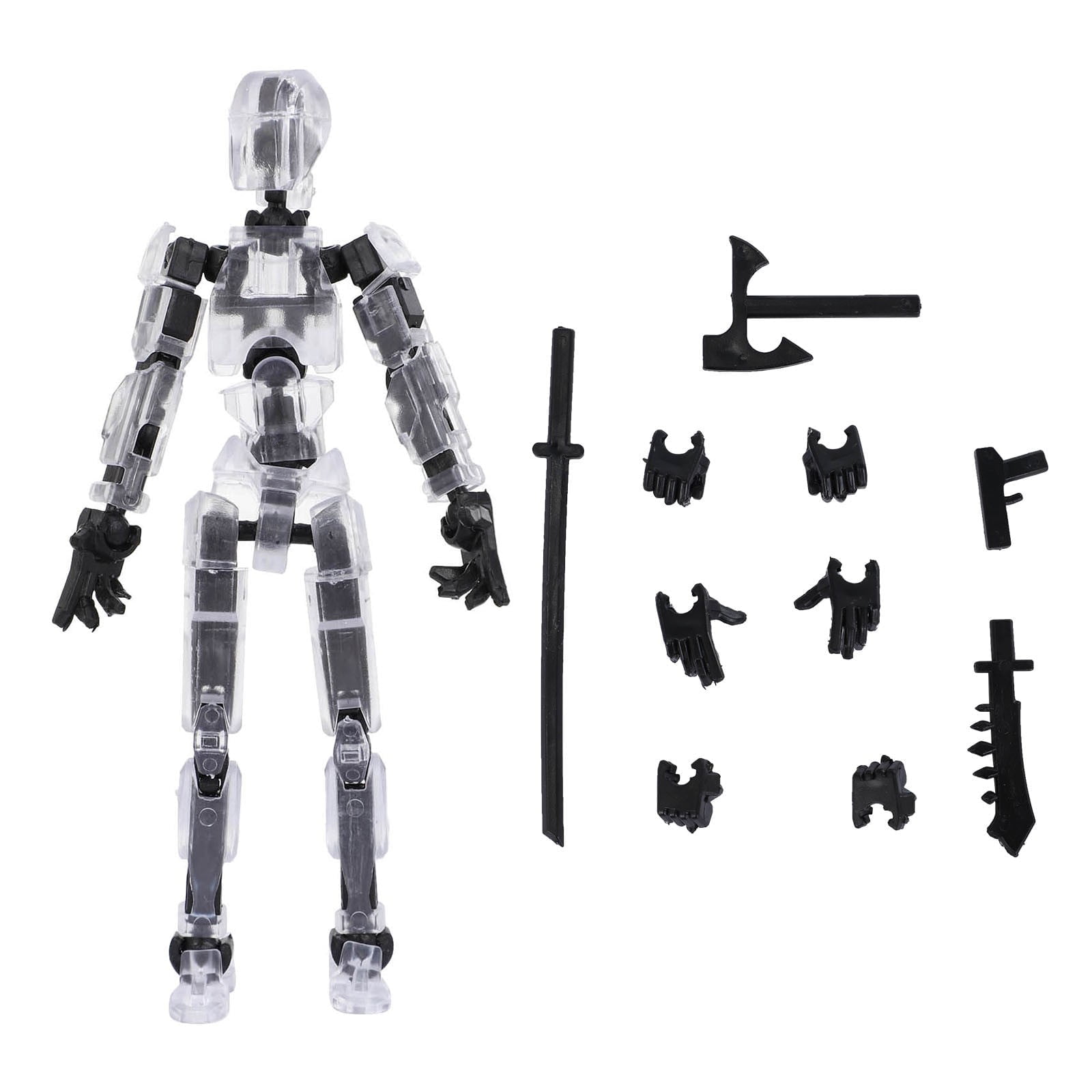 MixMart Desktop Ornament,T13 Action Figure 13 Action Figure With 4 Types Of And 3 Types Of Hands ...